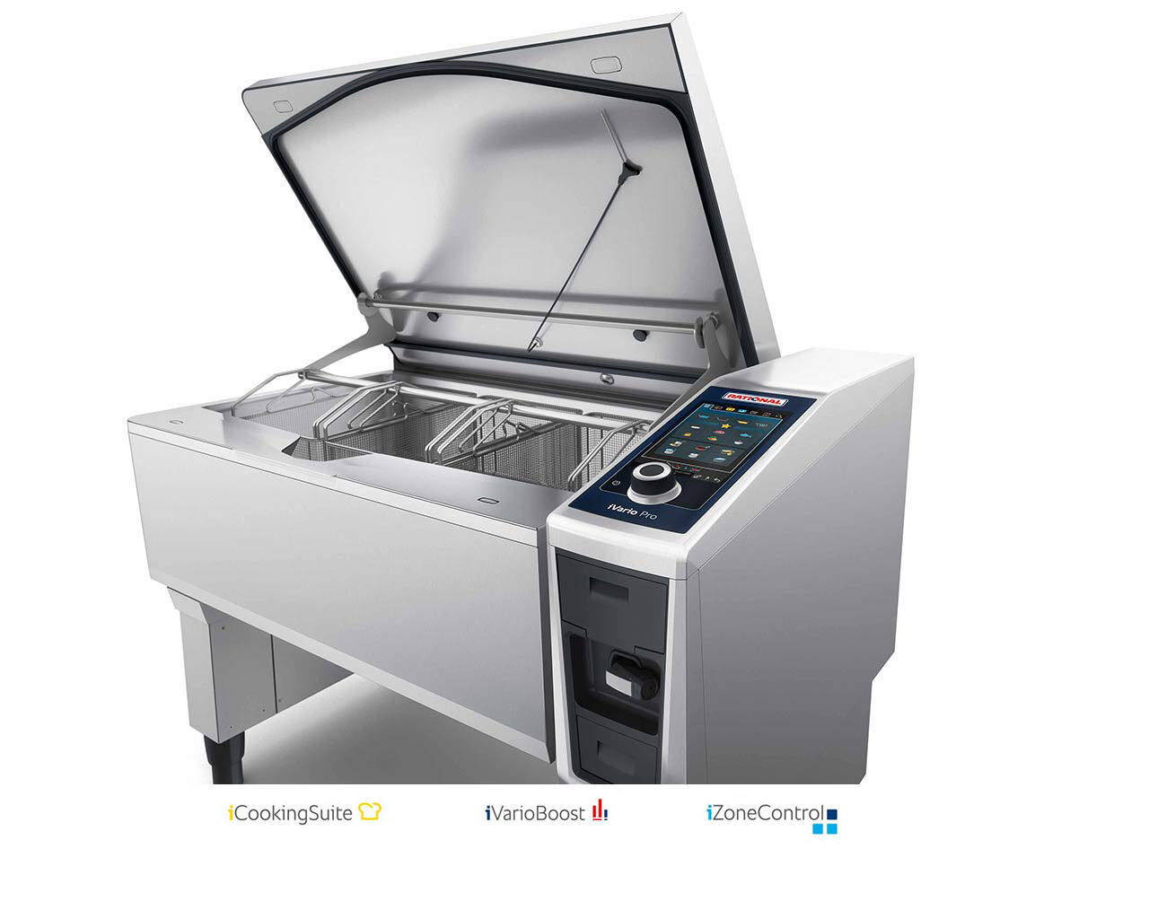Rational Multifunktions-Kochsystem iVario Pro XL, 150 l, mit Druckgaren ...